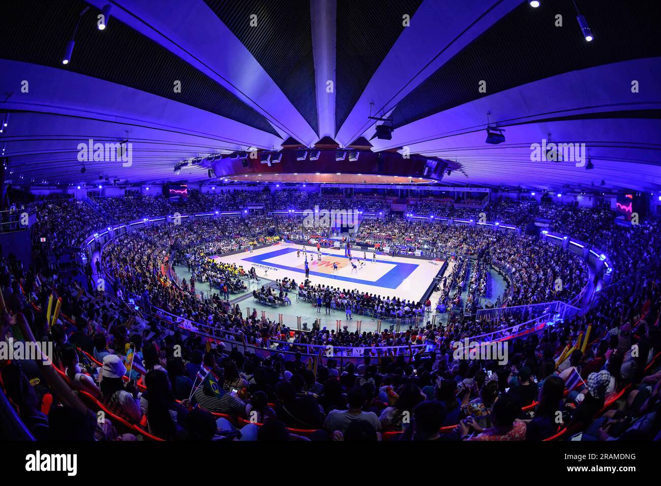 Bangkok, Thailand. 02nd July, 2023. View of the Hua Mak Indoor Stadium ...