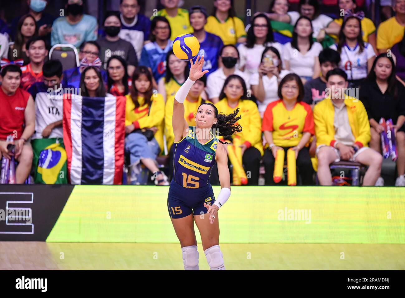 Bangkok, Thailand. 02nd July, 2023. Carol of Brazil seen in action ...