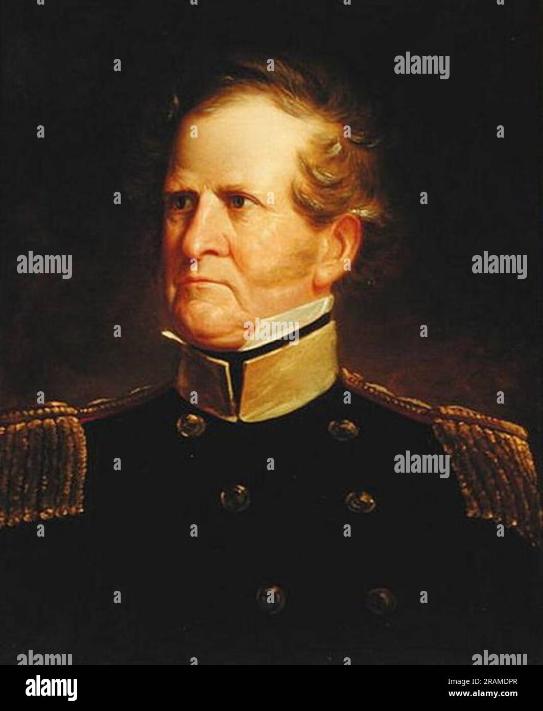 General Winfield Scott 1835 by George Catlin Stock Photo - Alamy