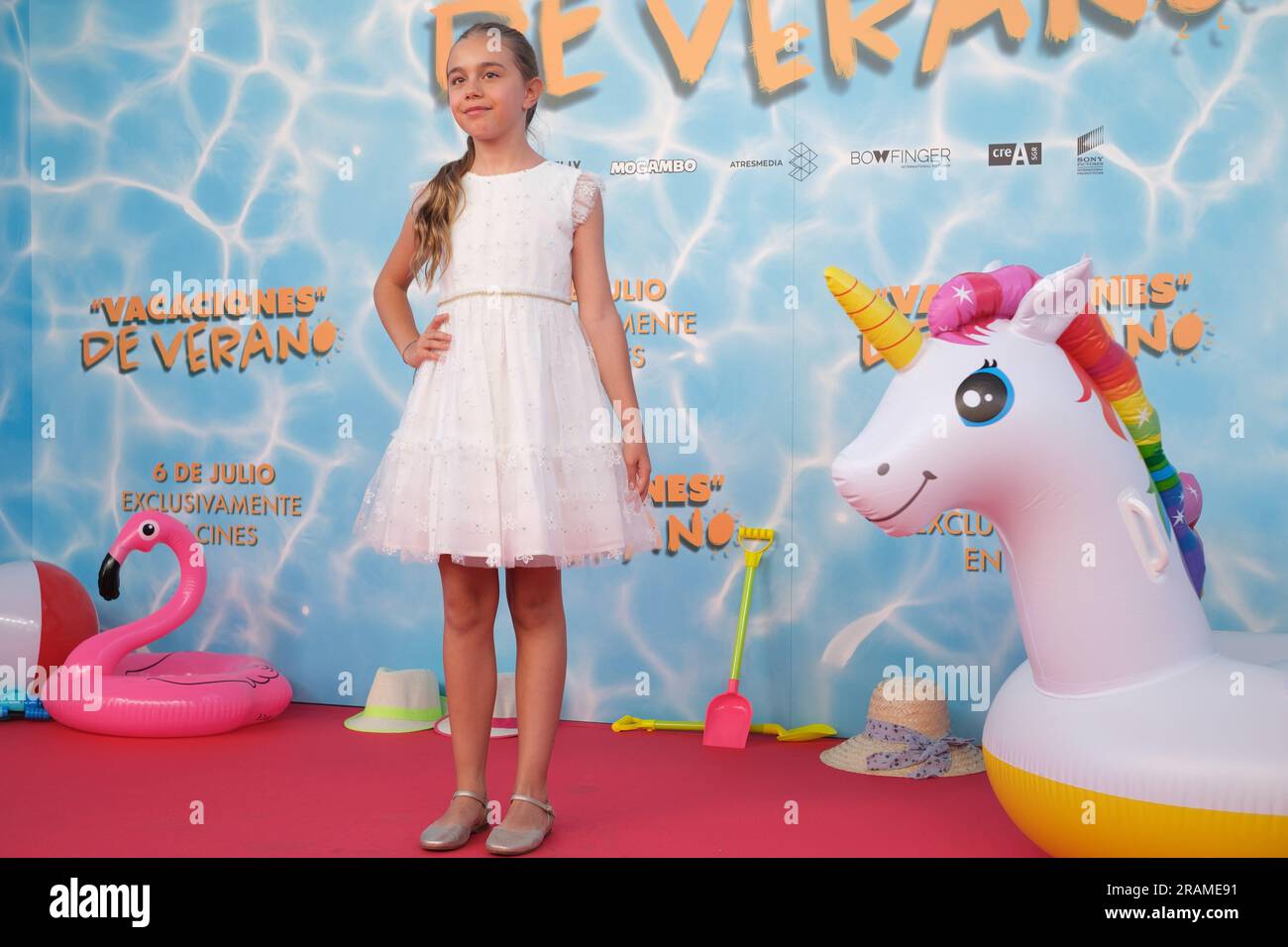 Sirena Segura attends the photocall premiere "Vacaciones De Verano" at ...