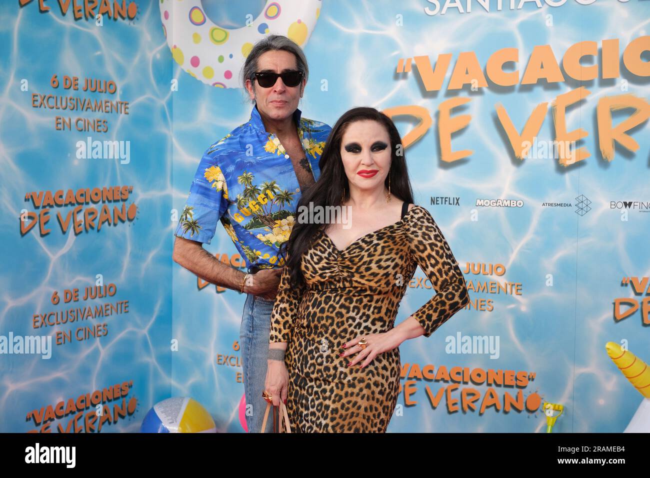 Mario Vaquero and Alaska attends the photocall premiere "Vacaciones De ...