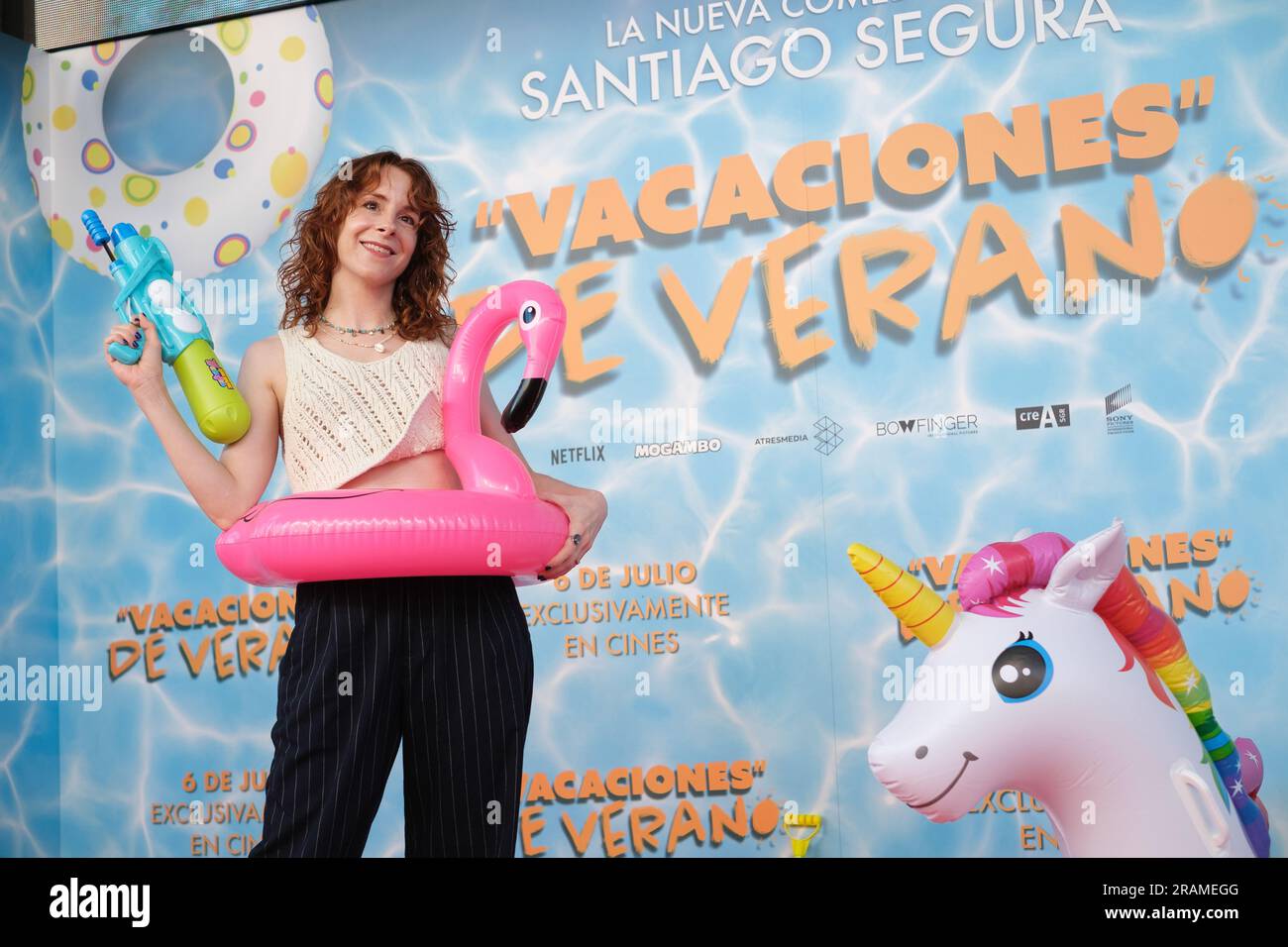 Ines De Leon attends the photocall premiere "Vacaciones De Verano" at ...