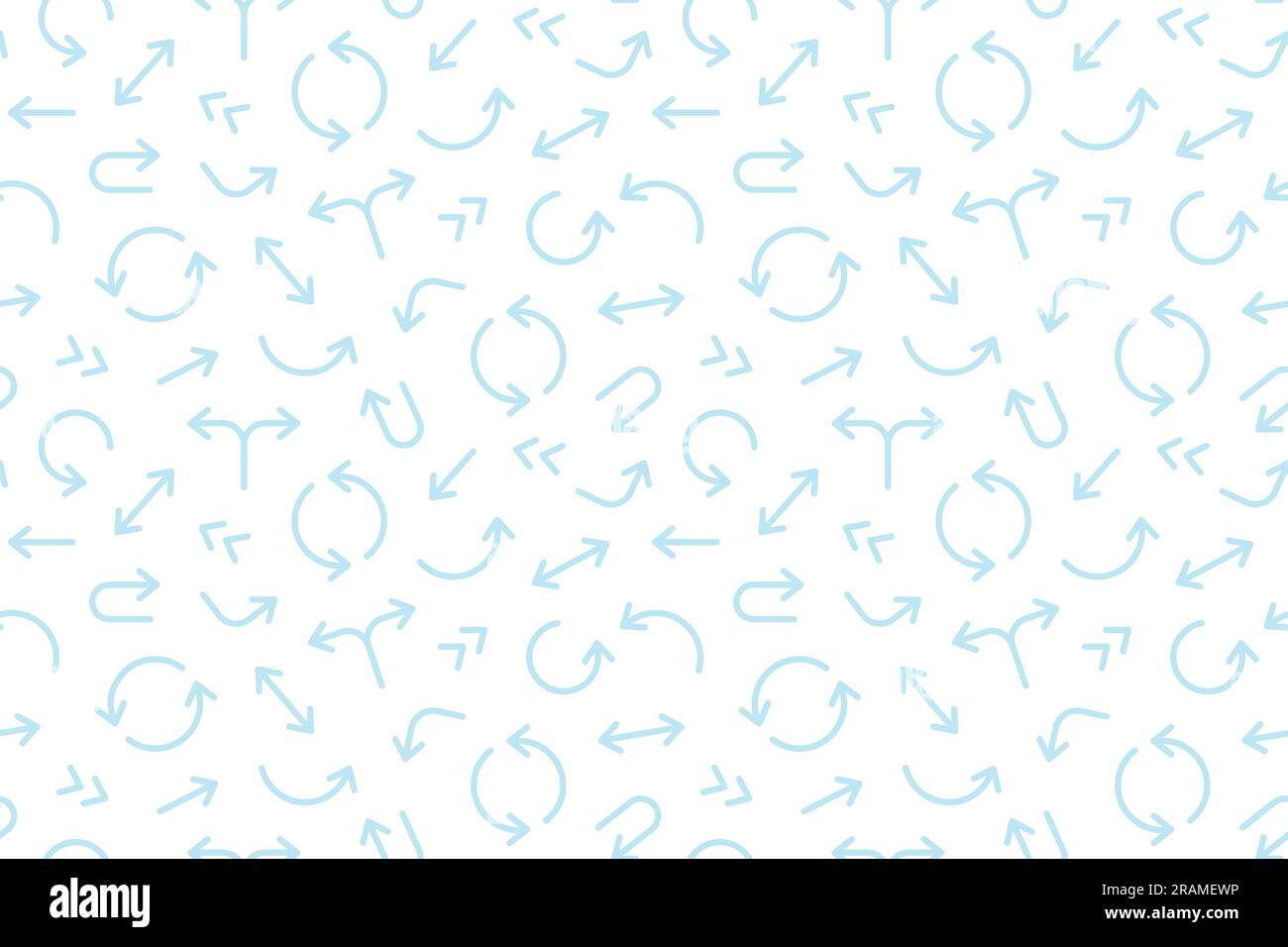 seamless pattern with blue arrows set- vector illustration Stock Vector ...