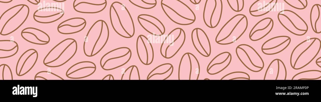 banner with coffee beans - vector illustration Stock Vector Image & Art ...