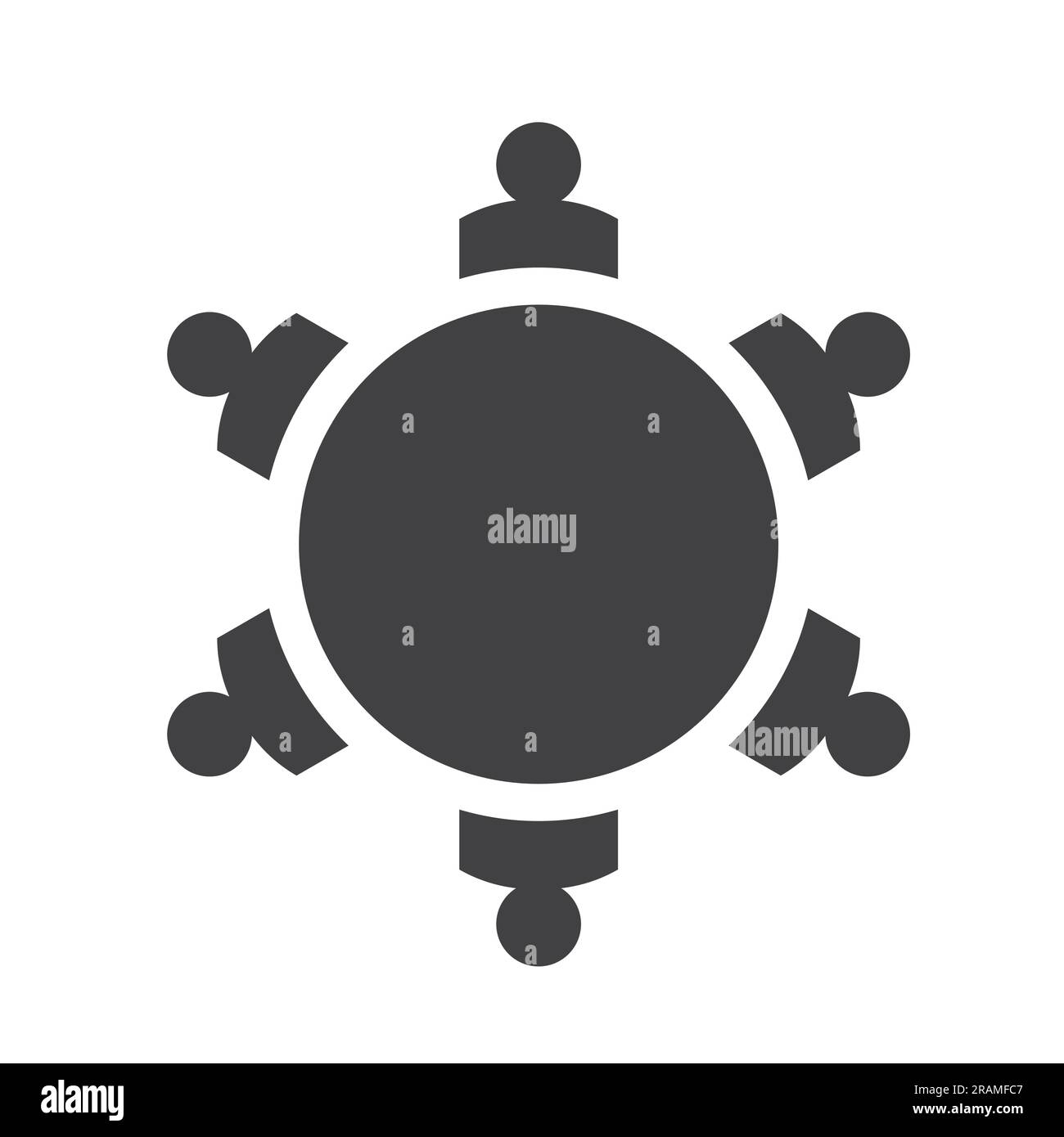 people around the round table, concept of teamwork, board, business ...