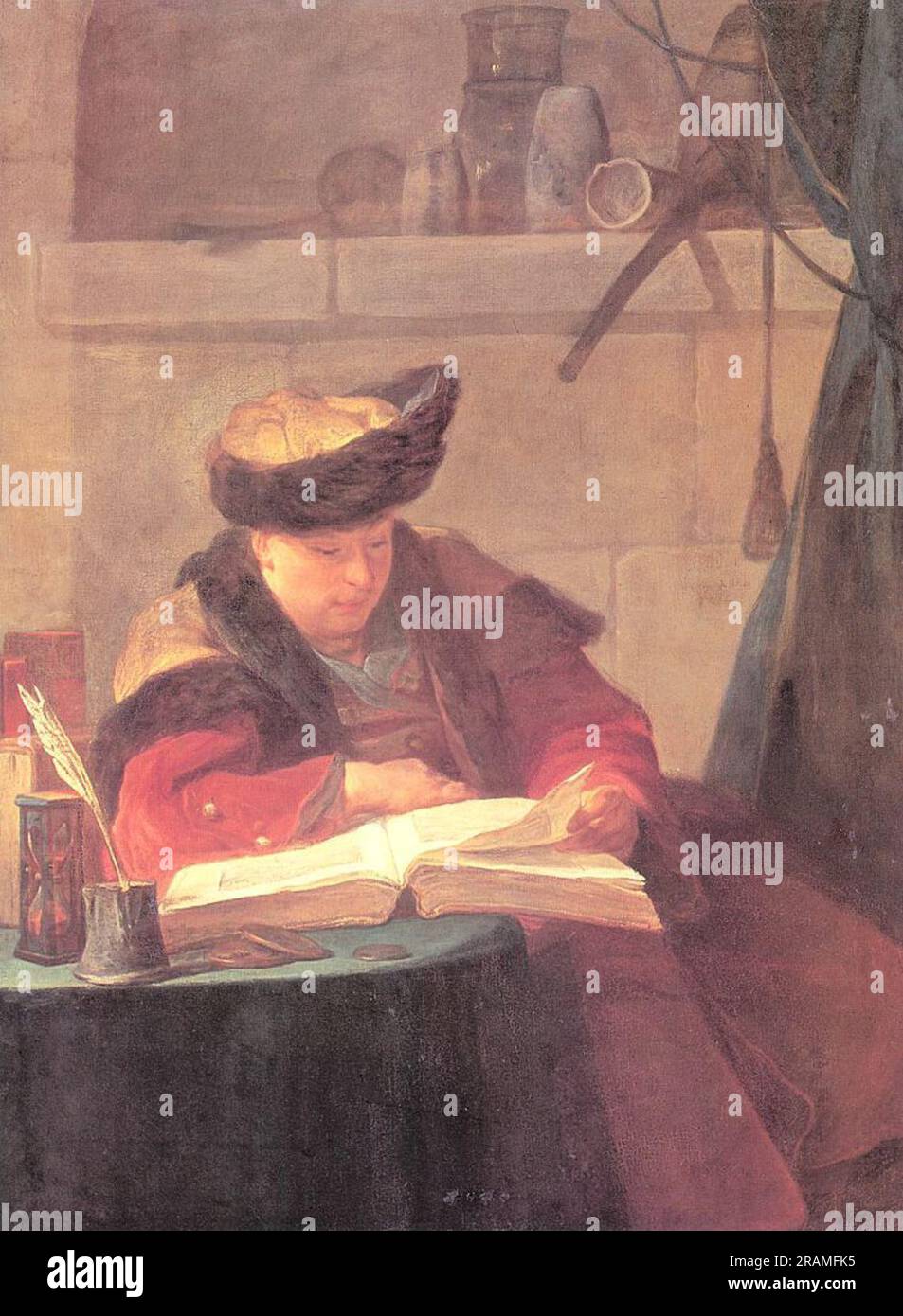 A Chemist in his Laboratory (A Philosopher giving a Lecture) 1734 by ...