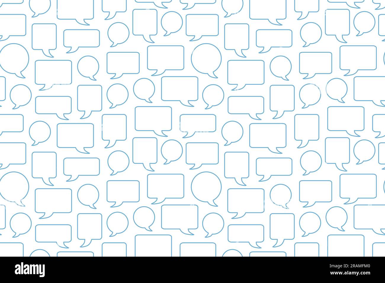 seamless pattern with speech bubbles, chat windows- vector illustration ...