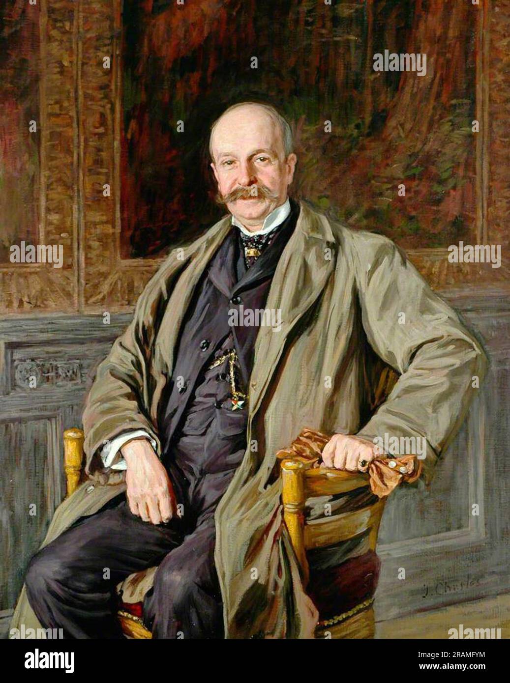 Sir John Arthur Godwin by James Charles Stock Photo - Alamy