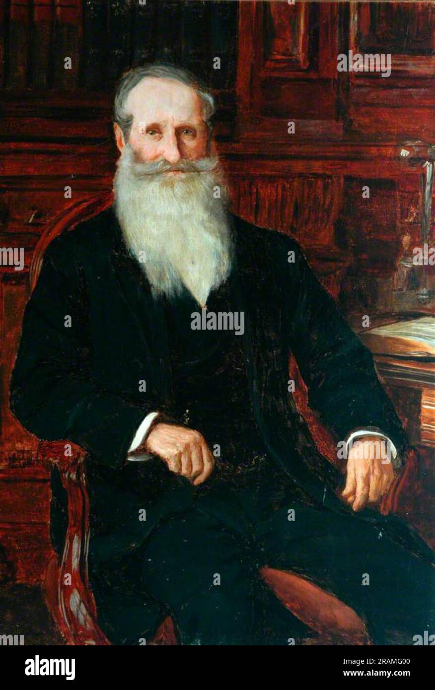 Sir Isaac Holden by James Charles Stock Photo - Alamy