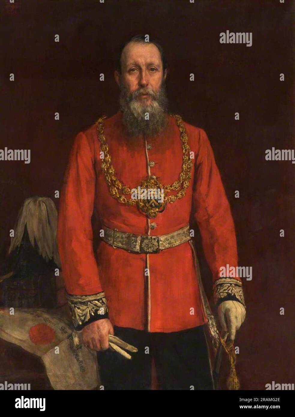 Joshua Walmsley Radcliffe, Mayor of Oldham 1887 by James Charles Stock ...