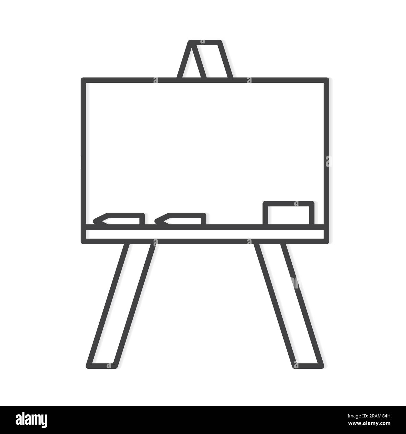 easel, chalkboard, flipchart icon- vector illustration Stock Vector ...