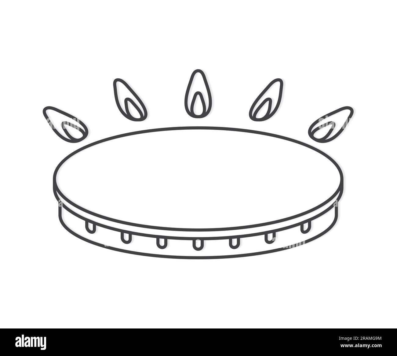 glowing gas burner icon- vector illustration Stock Vector Image & Art ...