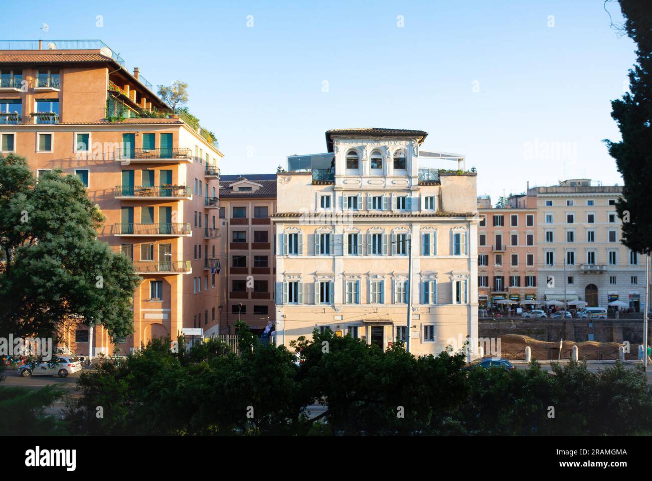 Rome, Lazio, Italy, 4th of July 2023, A cityscape of historical ...