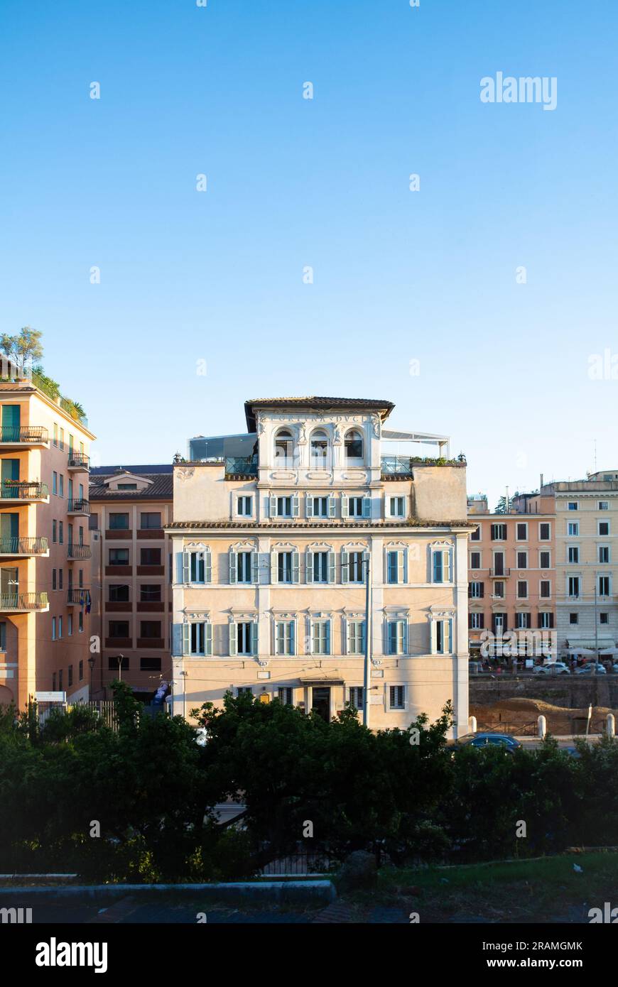 Rome, Lazio, Italy, 4th of July 2023, A cityscape of historical ...