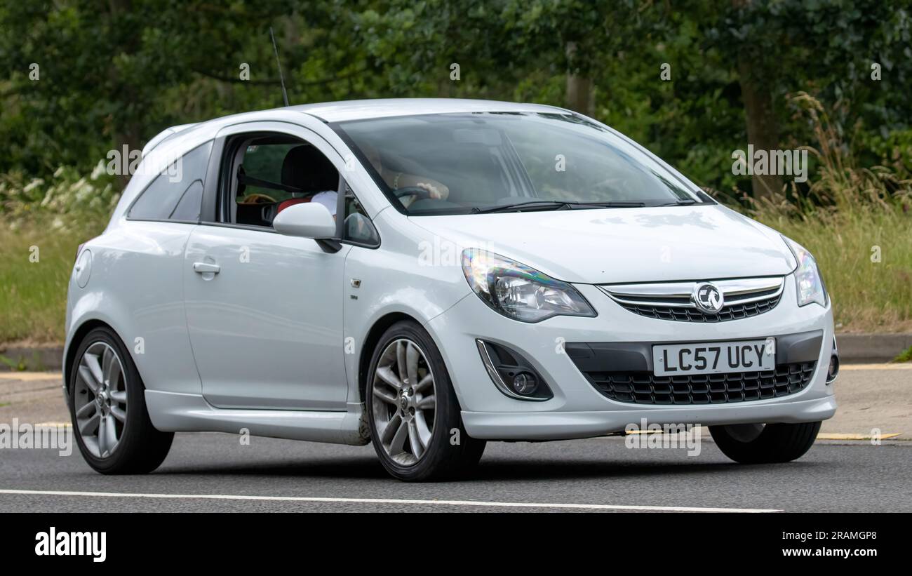 White vauxhall corsa hi-res stock photography and images - Alamy