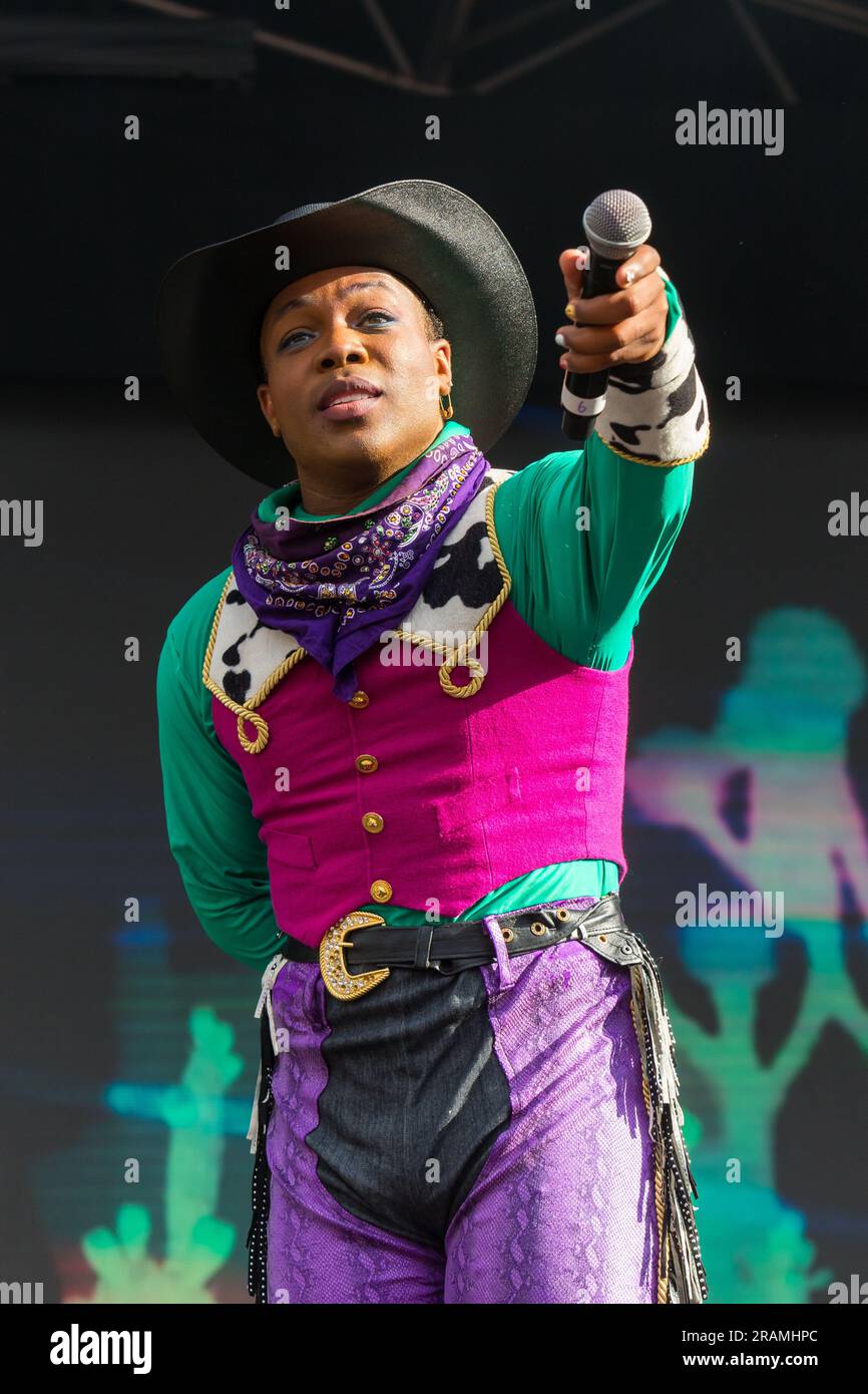 Todrick Hall performing at Pride in London 2023 Stock Photo - Alamy