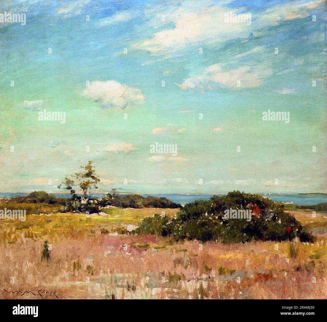 Shinnecock Hills, Long Island by William Merritt Chase Stock Photo - Alamy