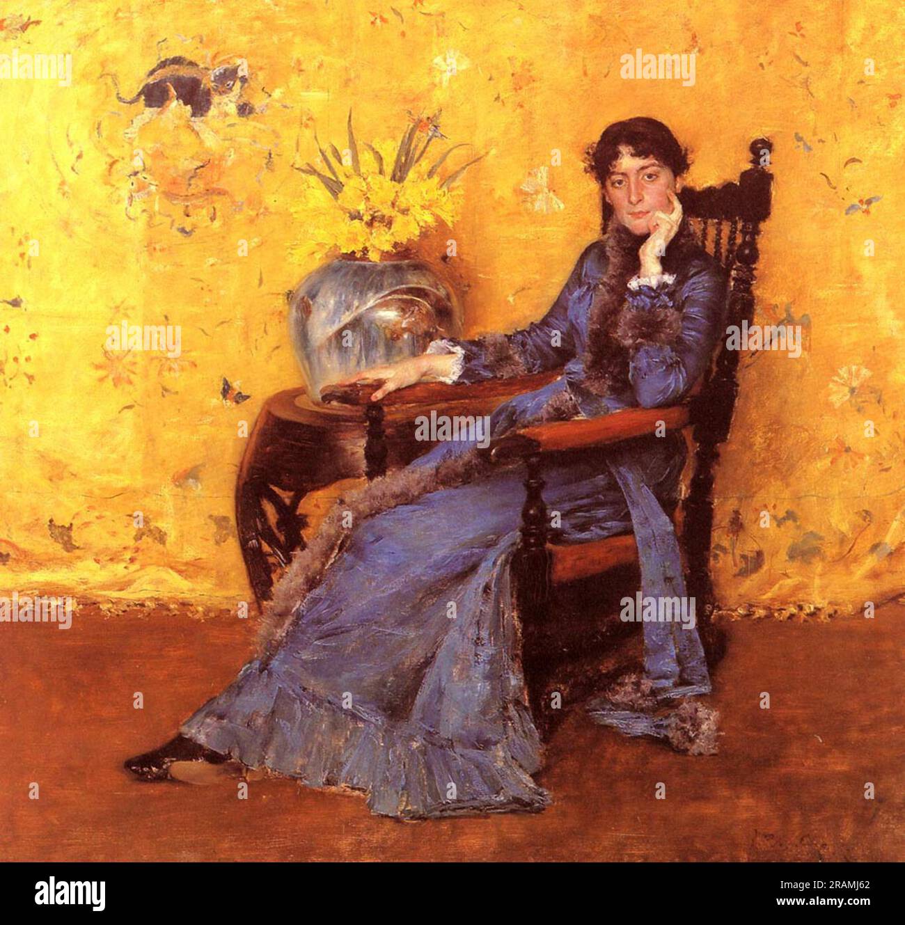 Portrait of Miss Dora Wheeler 1883 by William Merritt Chase Stock Photo ...
