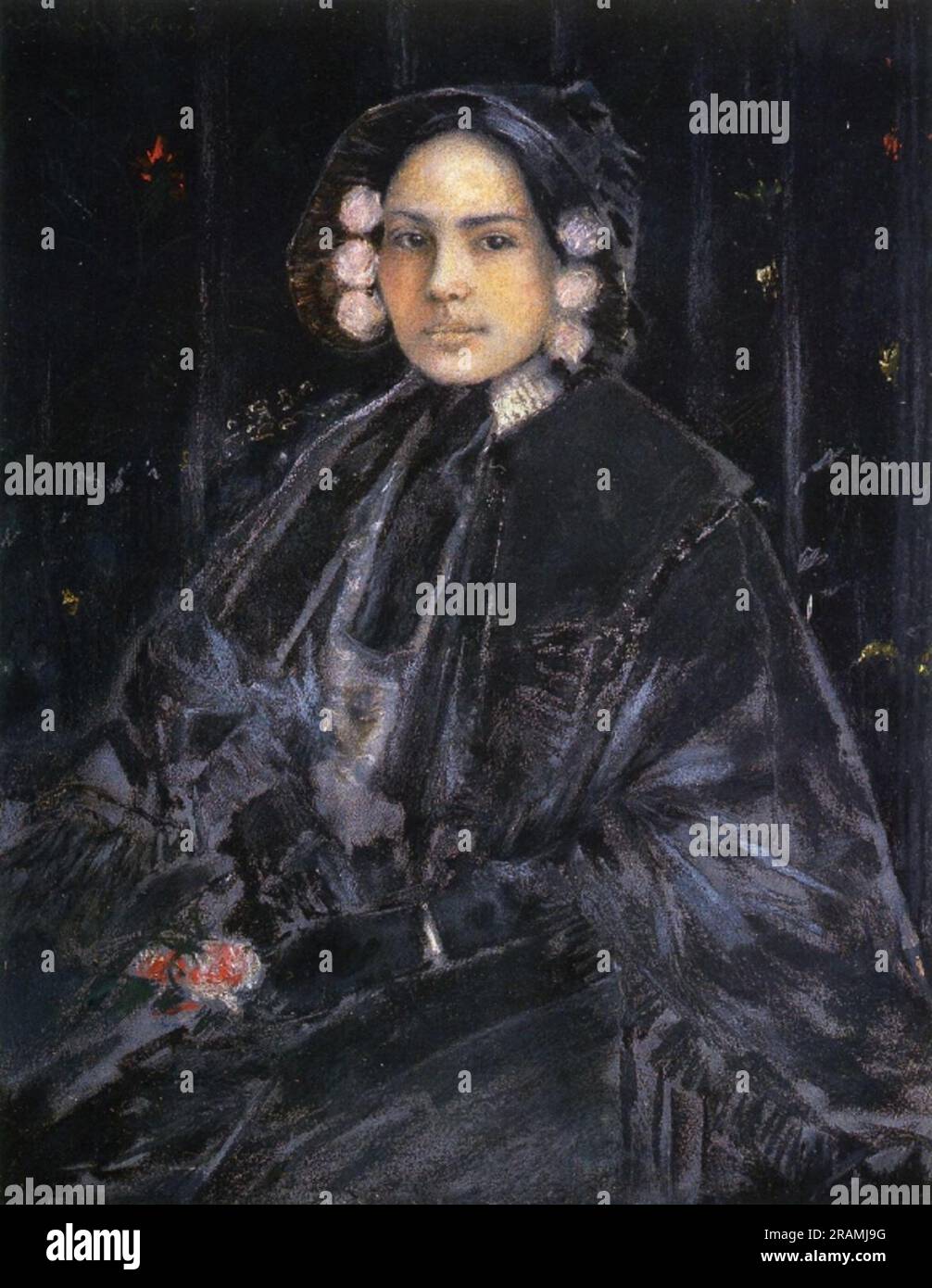 Portrait of Mrs. Julius Erson 1890 by William Merritt Chase Stock Photo ...