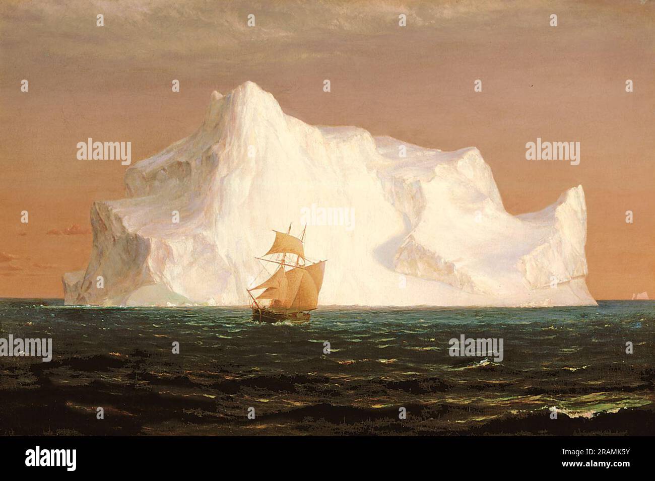 The Iceberg 1891 by Frederic Edwin Church Stock Photo - Alamy