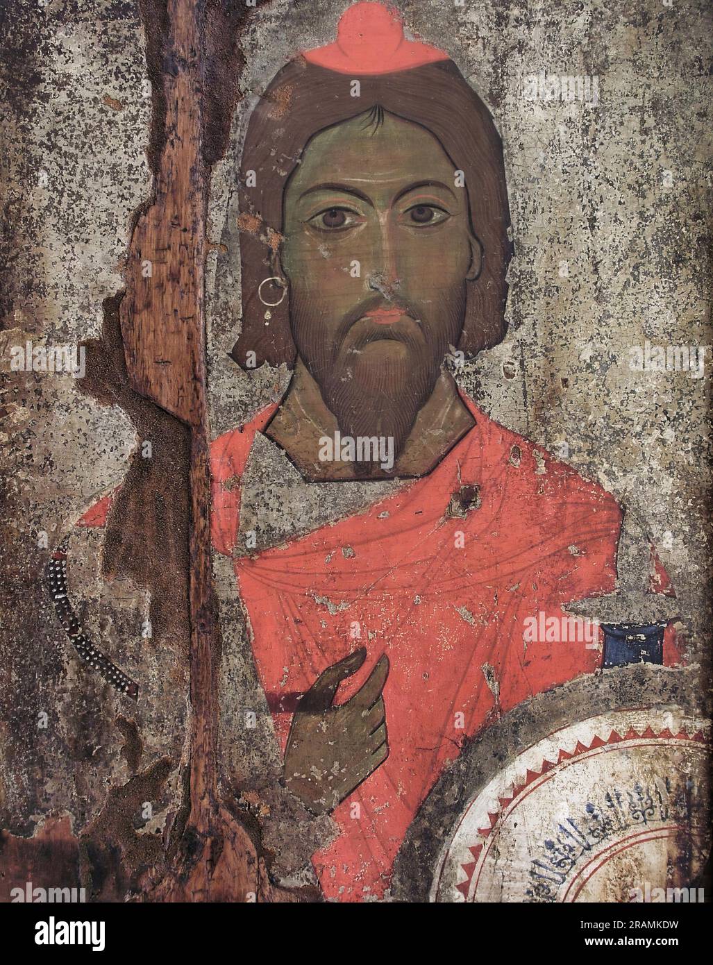 The magnificent Byzantine frescoes inside the Church of the Holy Cross ...