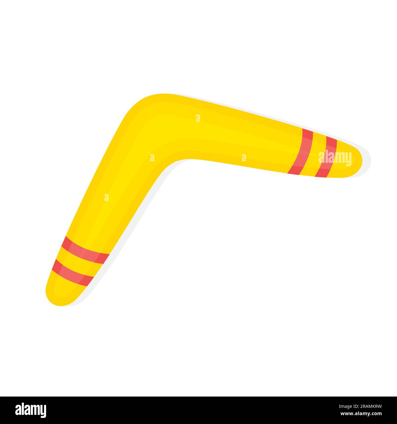 yellow boomerang icon- vector illustration Stock Vector Image & Art - Alamy
