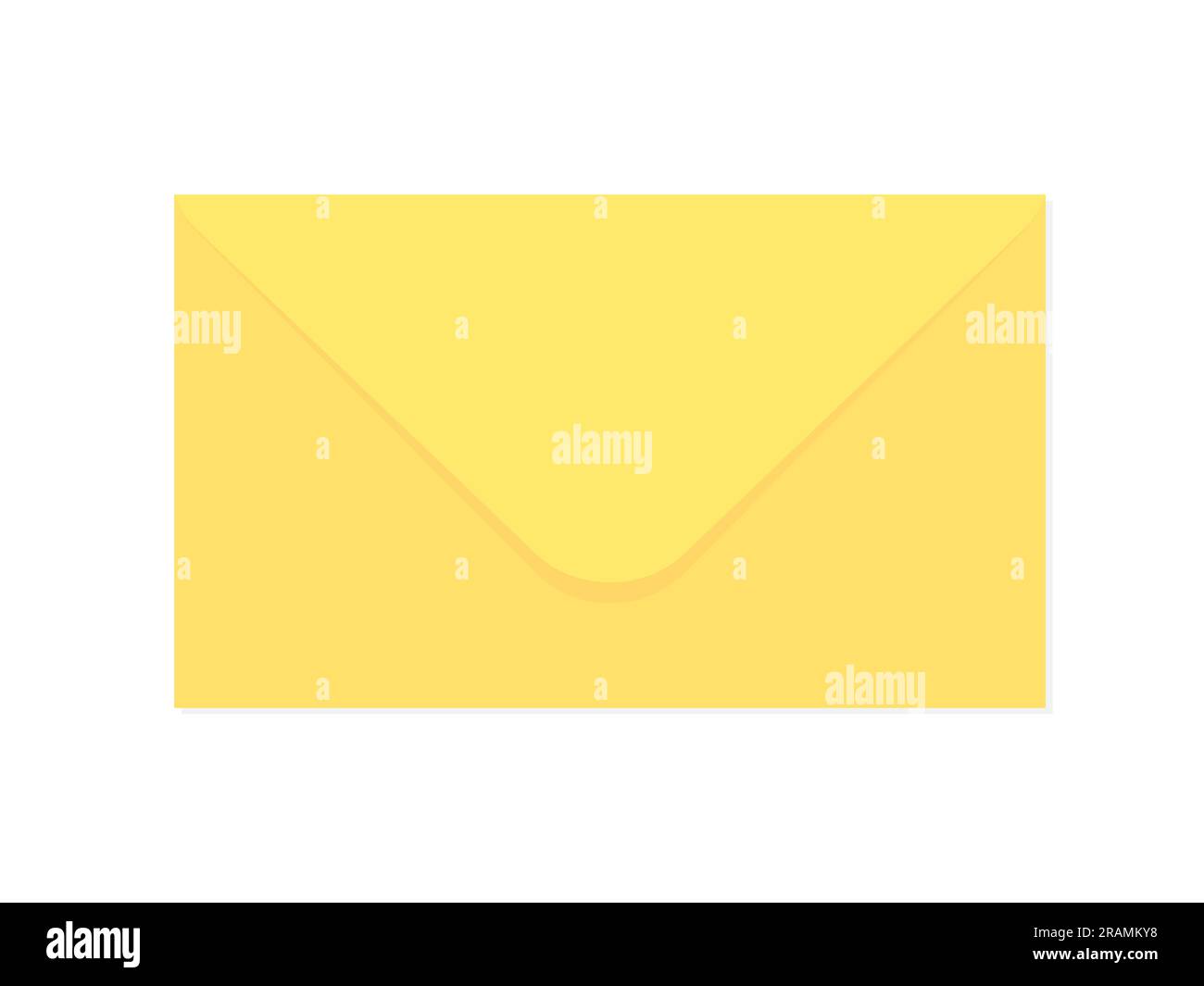 yellow envelope icon- vector illustration Stock Vector Image & Art - Alamy
