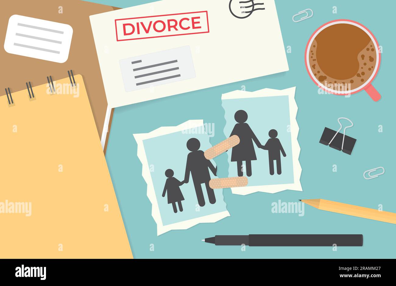 Family lawyer Stock Vector Images - Alamy