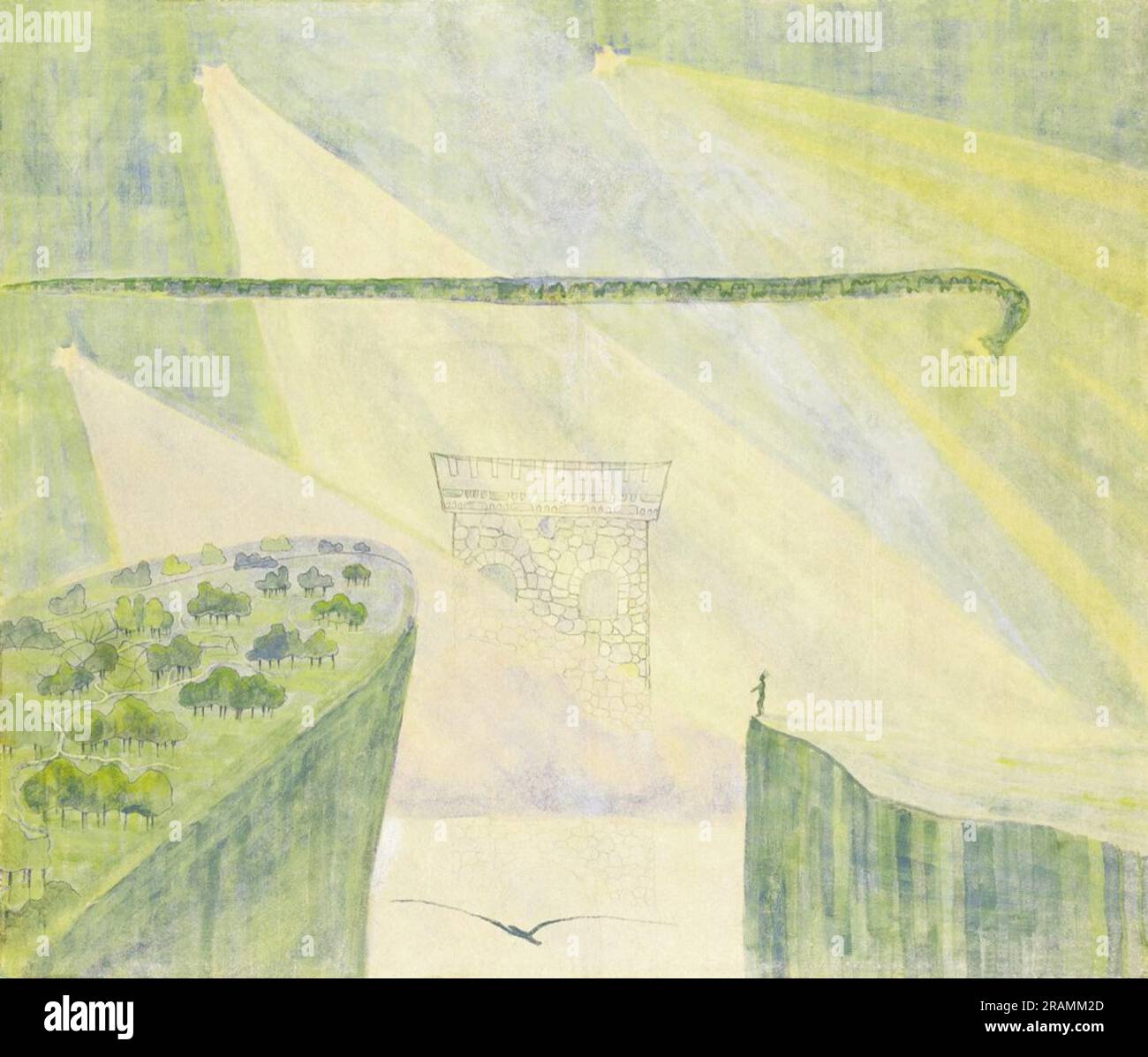 Andante (Sonata of the Serpent) 1908 by Mikalojus Konstantinas Ciurlionis Stock Photo - Alamy