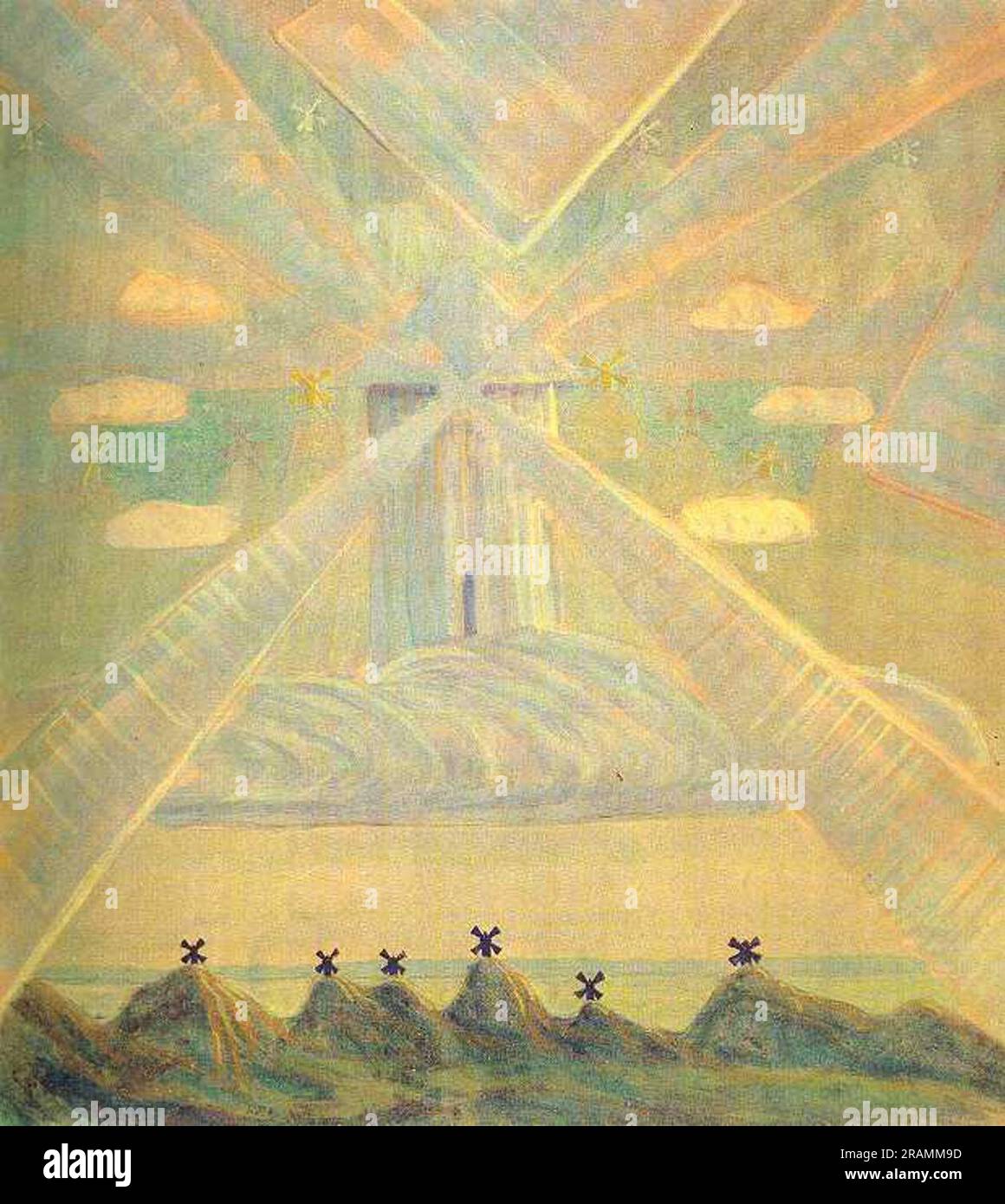 Andante (Sonata of the Spring) 1907 by Mikalojus Konstantinas Ciurlionis Stock Photo - Alamy