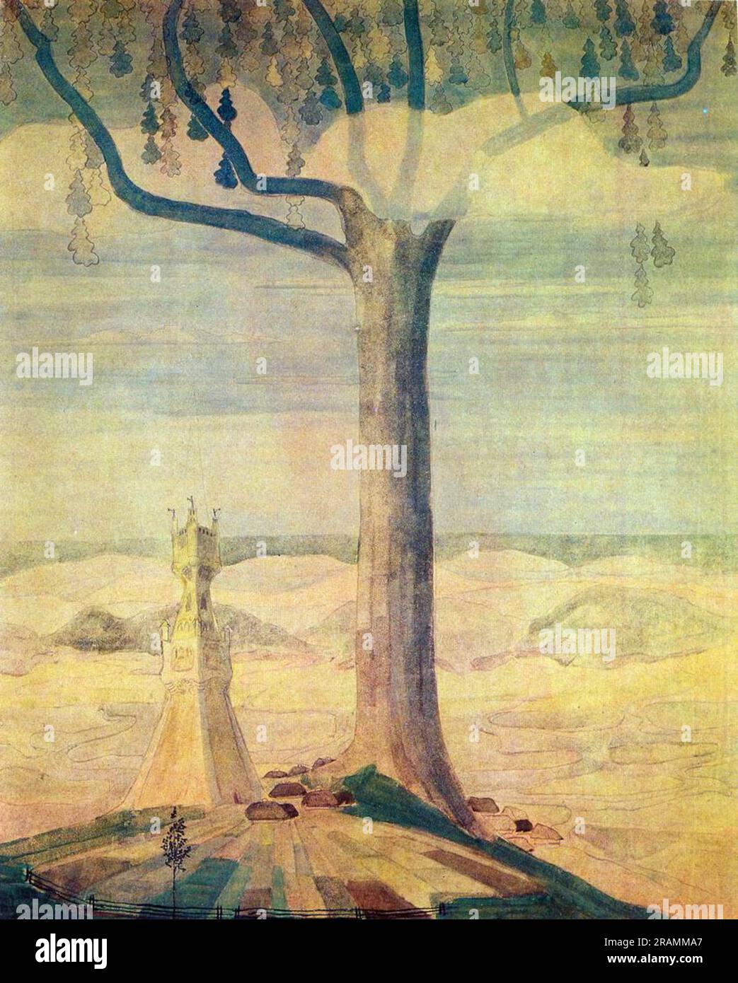 Andante (Sonata of the Summer) 1908 by Mikalojus Konstantinas Ciurlionis Stock Photo - Alamy