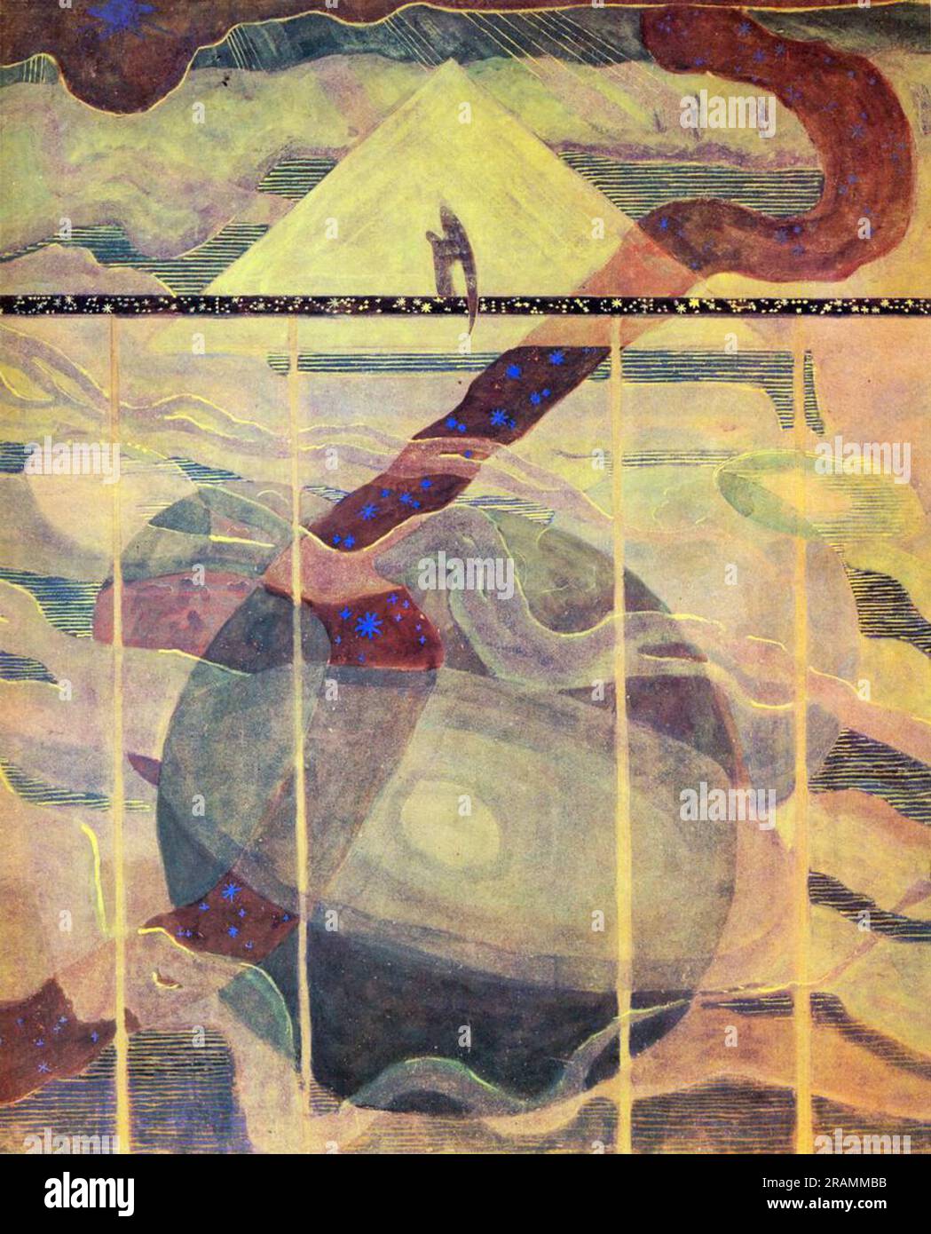 Andante (Sonata of the Stars) 1908 by Mikalojus Konstantinas Ciurlionis Stock Photo - Alamy