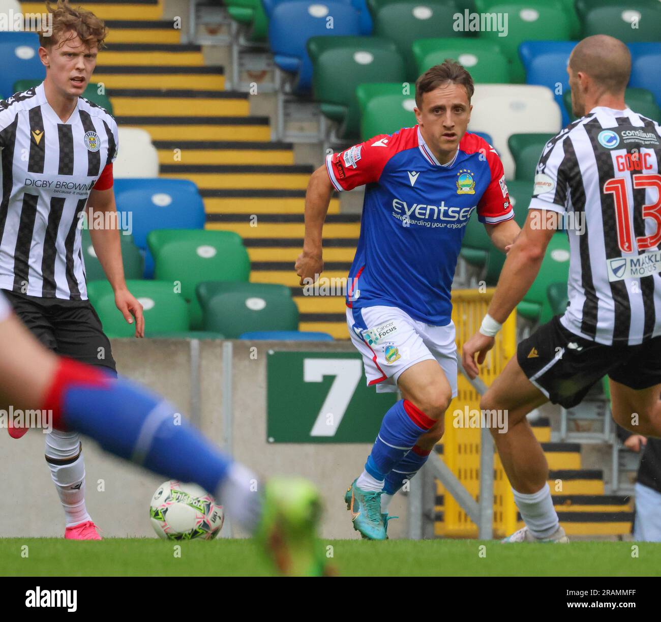 Windsor Park, Belfast, Northern Ireland, UK. 01 Jul 2023. Niall Quinn ...