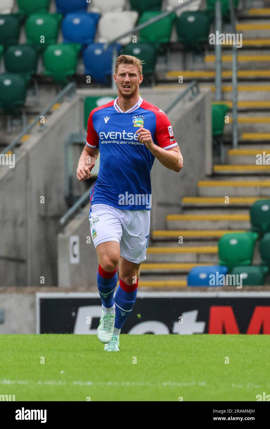 Windsor Park, Belfast, Northern Ireland, UK. 01 Jul 2023. Niall Quinn ...