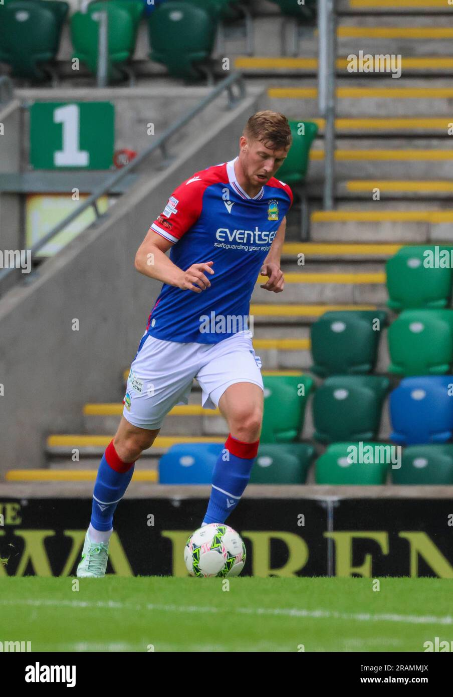 Windsor Park, Belfast, Northern Ireland, UK. 01 Jul 2023. Niall Quinn ...
