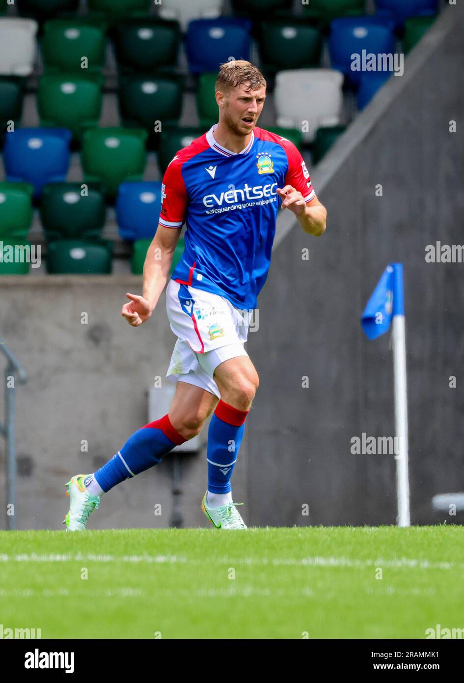 Windsor Park, Belfast, Northern Ireland, UK. 01 Jul 2023. Niall Quinn ...