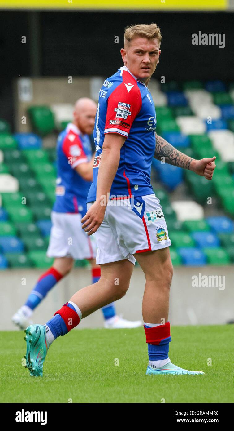 Windsor Park, Belfast, Northern Ireland, UK. 01 Jul 2023. Niall Quinn ...