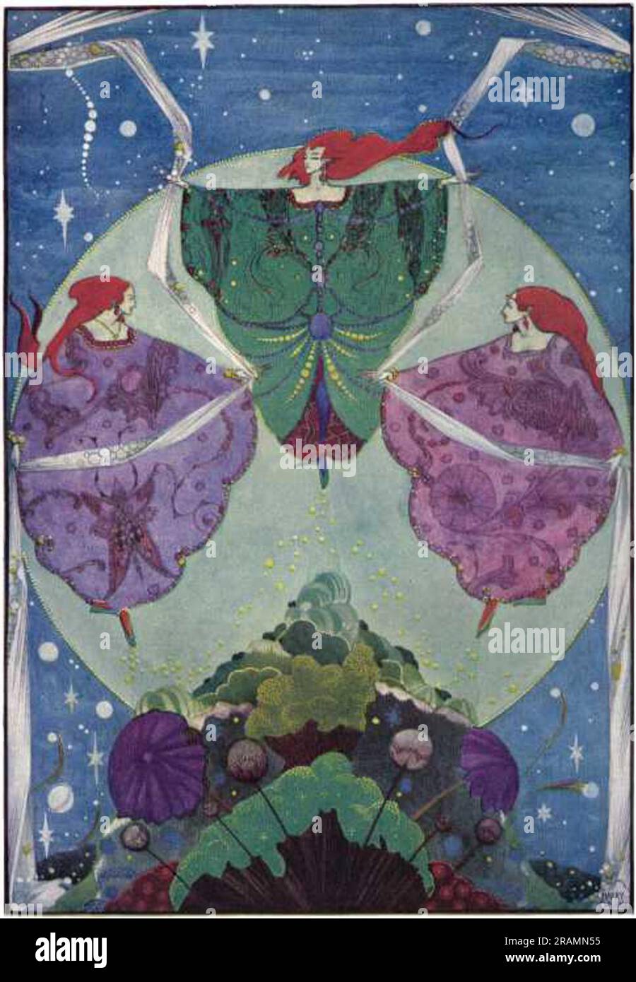 Fairy Tales by Hans Christian Andersen 1916 by Harry Clarke Stock Photo ...
