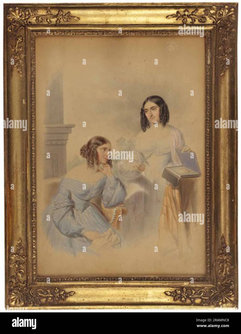 The countesses Anna and Josefa Thun-Hohenstein (born respectively 1815 ...