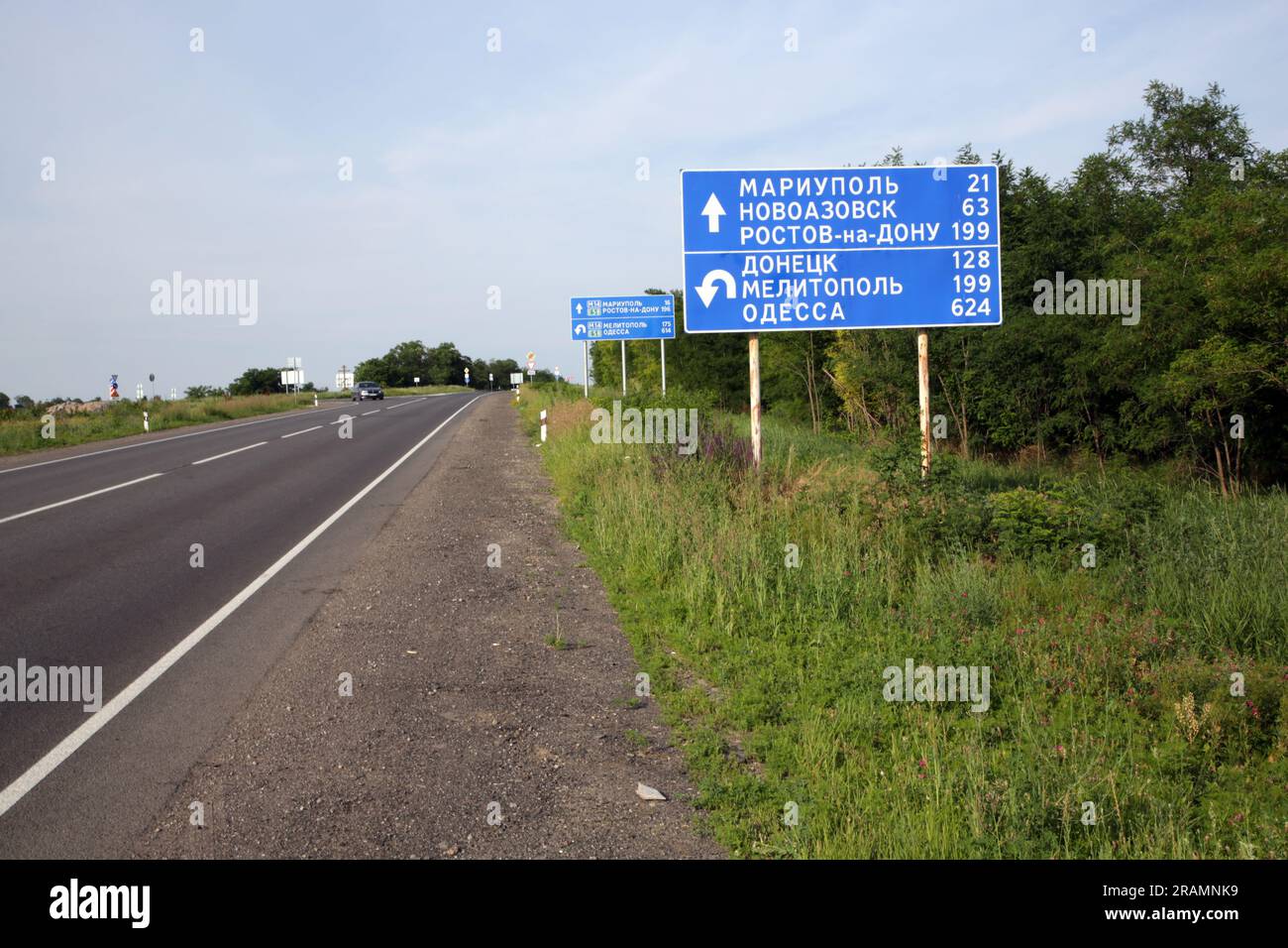 Mariupol, Ukraine, highway Stock Photo - Alamy