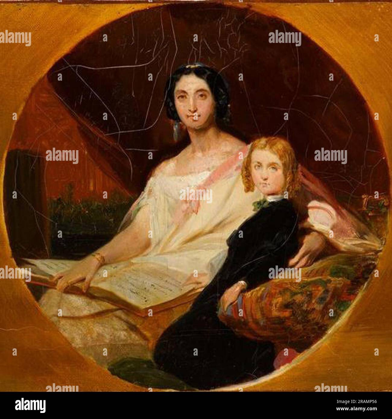 Portraits de la Duchesse d'Uzès, née Talhouët et De Son Fils Aînée ...