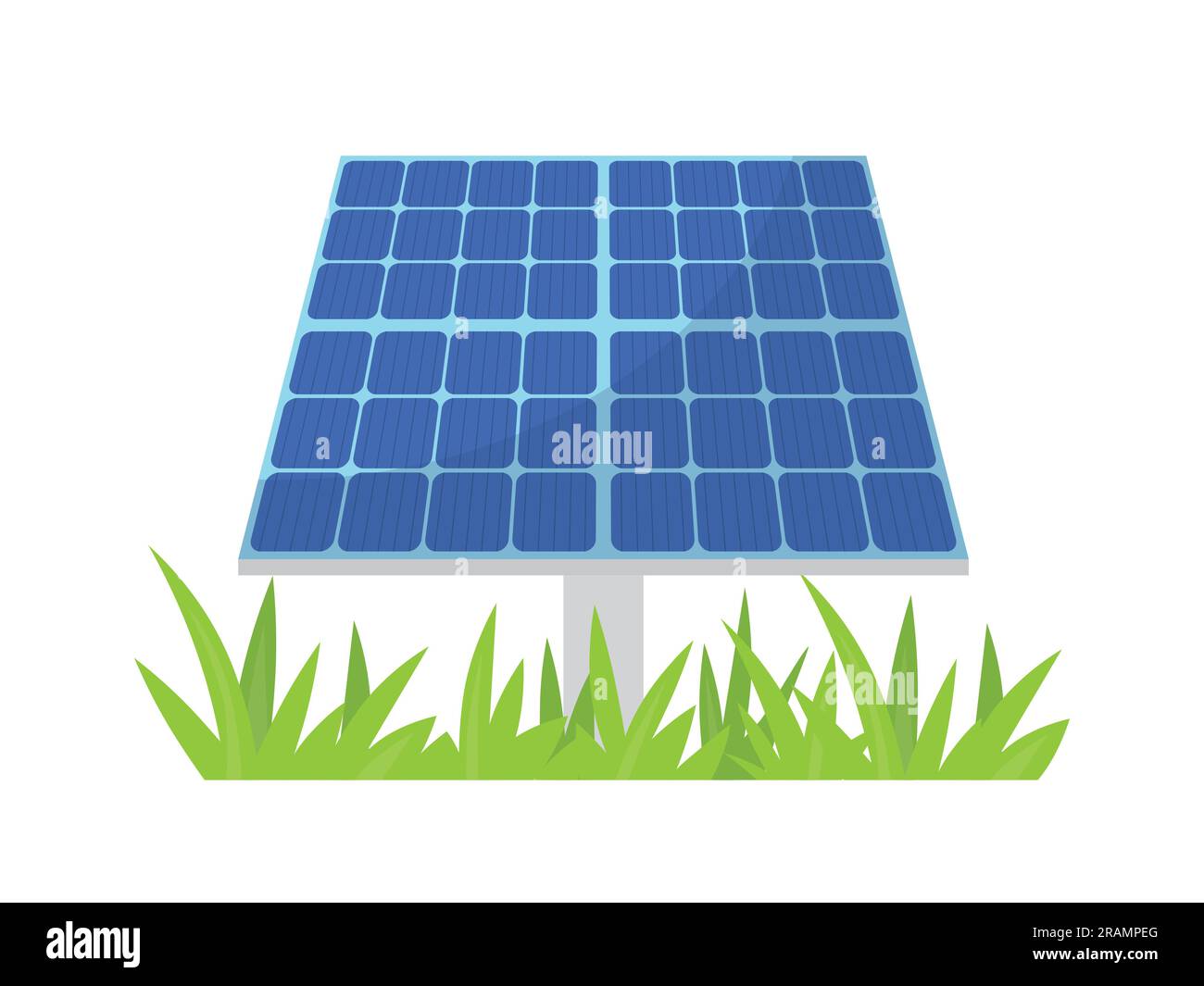 solar panel cell, clean sustainable, renewable power energy- vector ...
