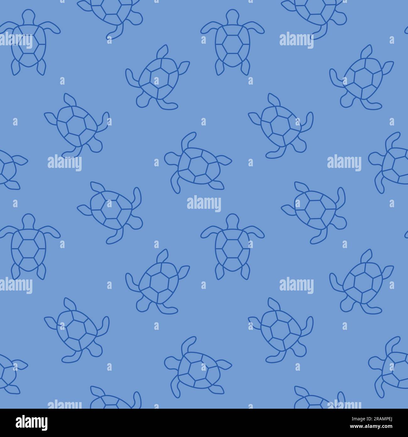 blue seamless summer pattern of turtles, great for wrapping, textile ...