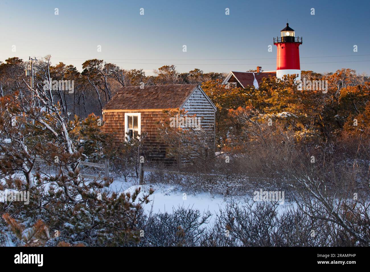 Nauset light snow hi-res stock photography and images - Alamy