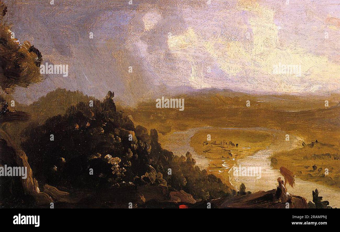 The oxbow thomas cole hi-res stock photography and images - Alamy