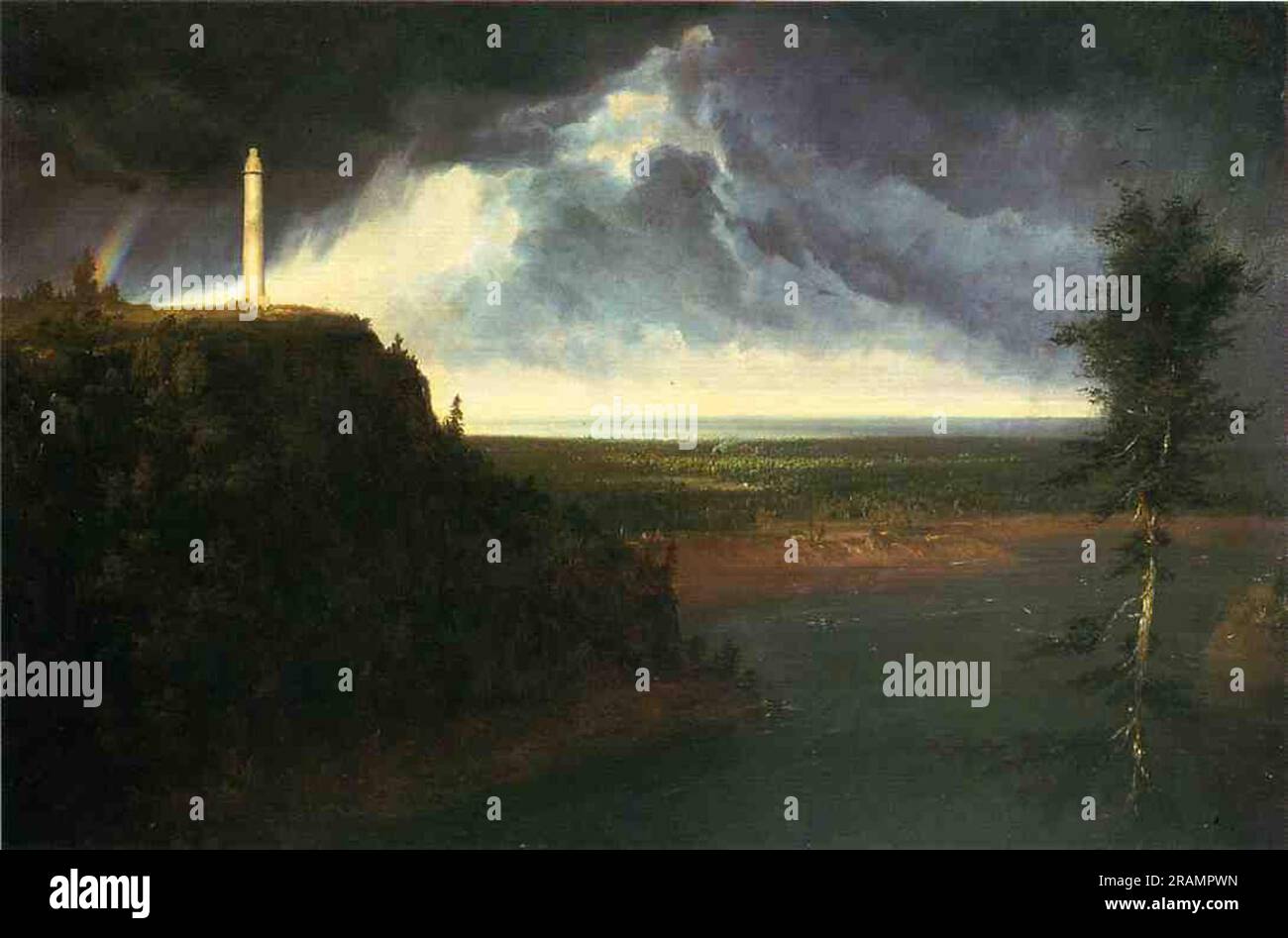 Brock`s-Monument 1850 by Thomas Cole Stock Photo - Alamy