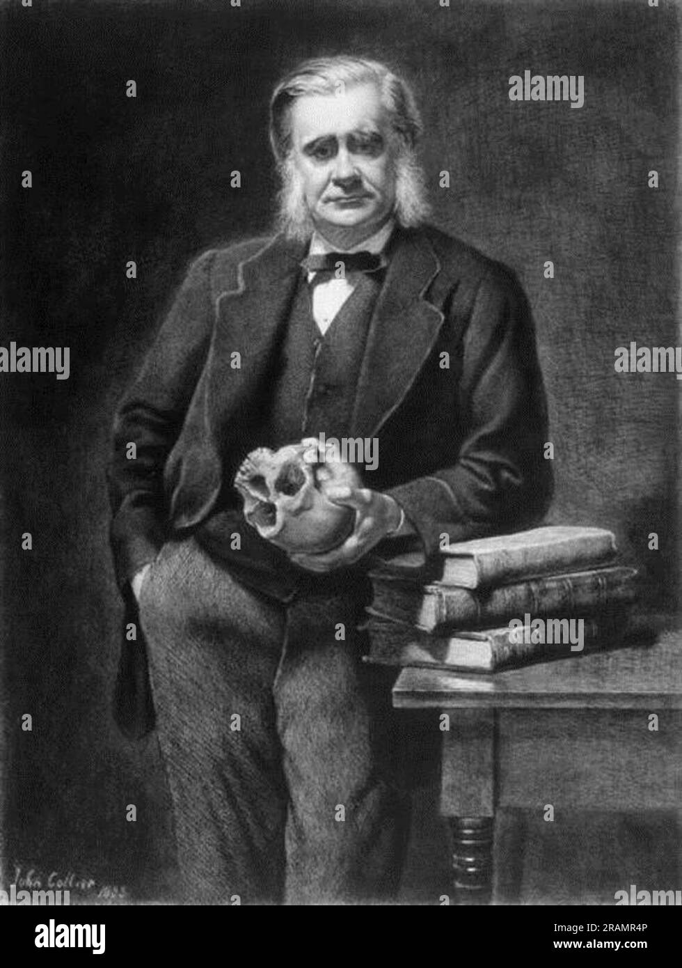 Thomas Henry Huxley 1885 by John Collier Stock Photo - Alamy