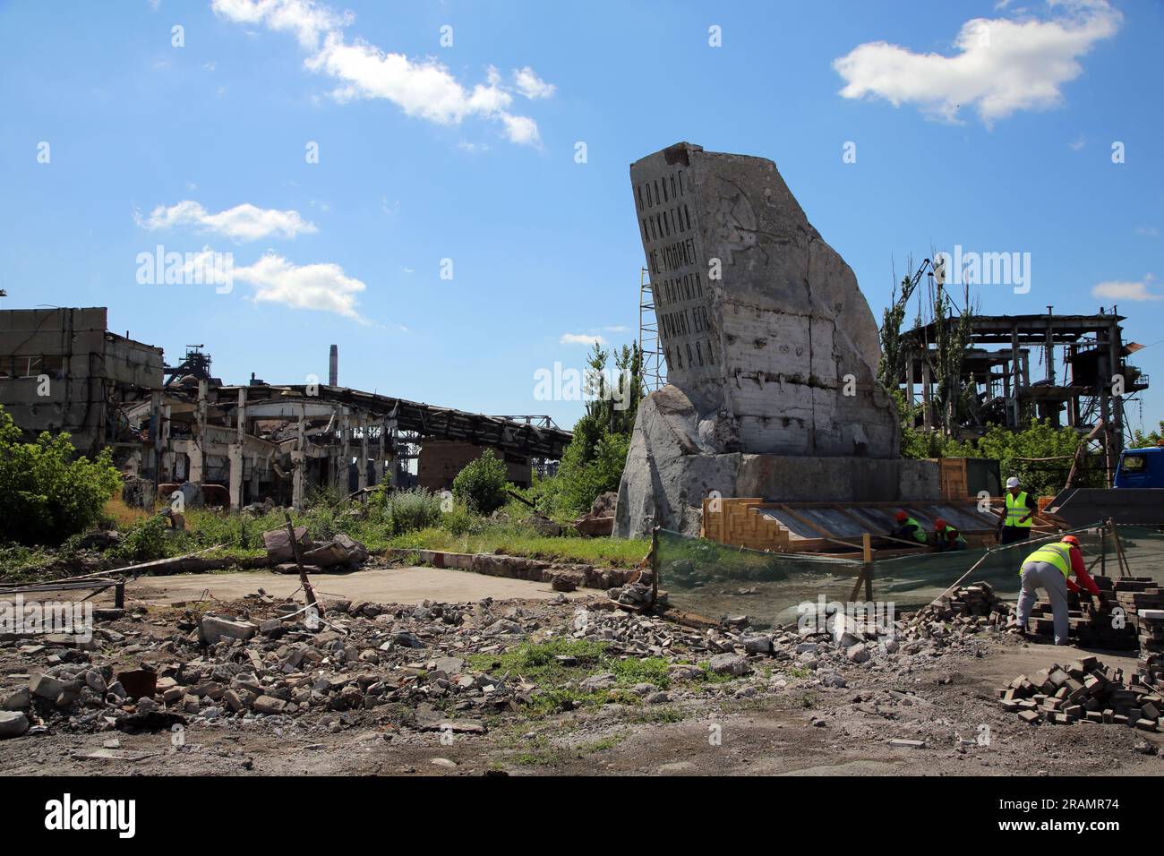 The azovstal factory hi-res stock photography and images - Alamy