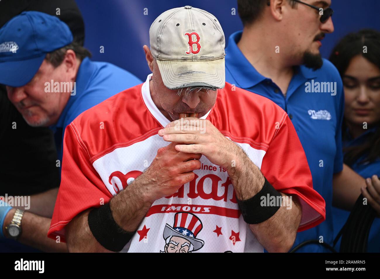 New York, USA. 04th July, 2023. Geoffrey Esper competes at the 2023 ...