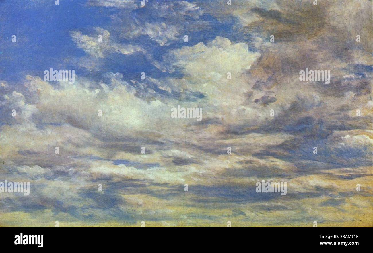 Cloud Study 1822 by John Constable Stock Photo - Alamy